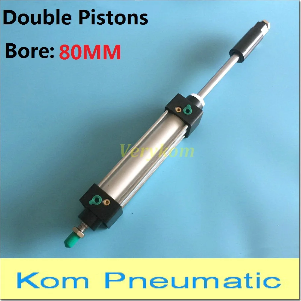 Pneumatic-SCD-SCJ-80-Standard-Air-Cylinder-Double-Rod-Reset-Adjustable ...