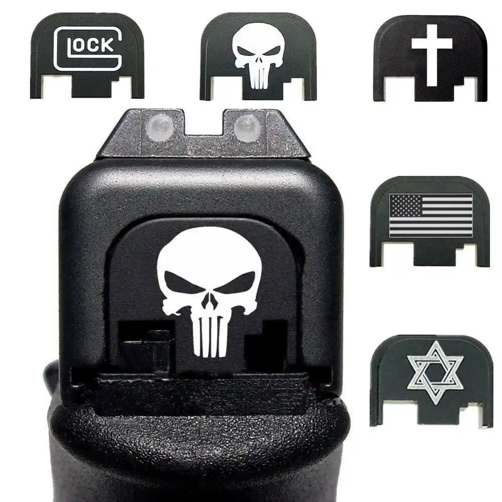 Aluminum Rear Cover Slide Back Plate for Gen 1 2 3 4 Glock 17 19 21 22 ...