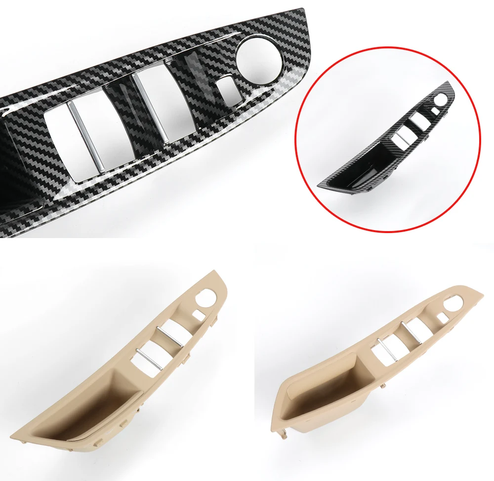 Rhd rouge - poignée intérieure de porte, garniture de panneau d ...