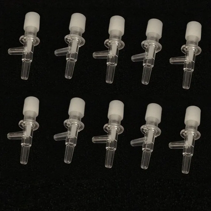 10pcs-Black-Transparent-Aquarium-Air-Regulator-Flow-Tube-Pipe-Divider ...