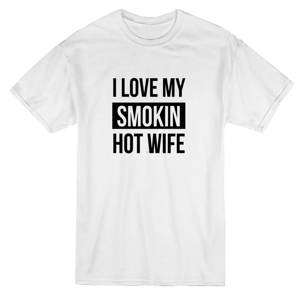 Camiseta Para Hombre Con Gr fico D a De Los Esposas I Love My Smokin camiseta-para-hombre-con-gr-fico-d-a-de-los-esposas-i-love-my-smokin