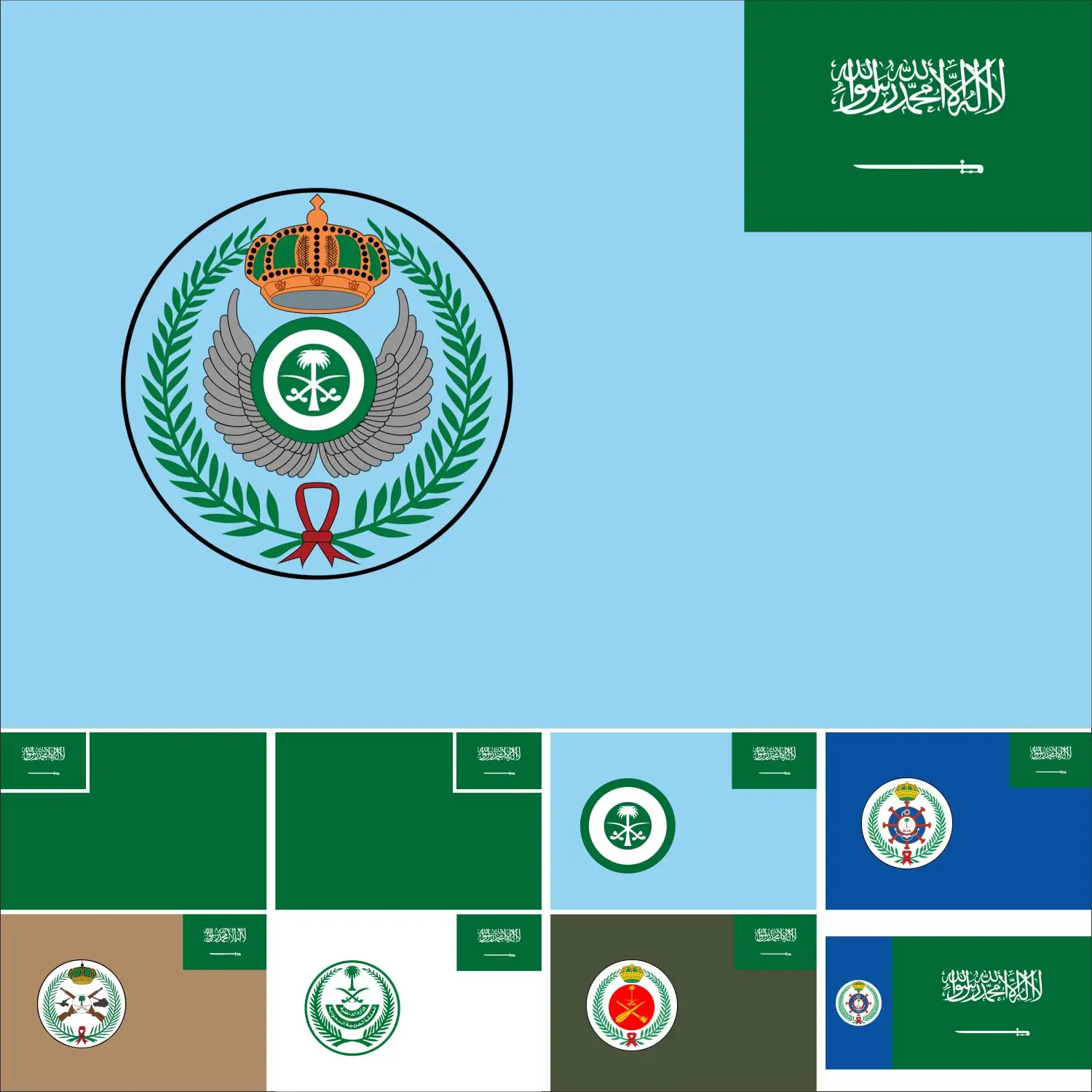 Saudi-Arabia-Royal-Saudi-Air-Force-Seal-Flag-3X5ft-90X150cm-60x90cm-Air ...