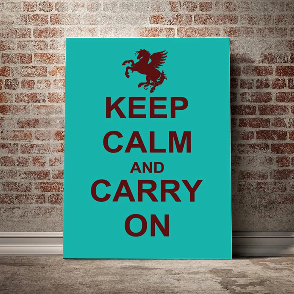 Keep Calm And Carry On Poster