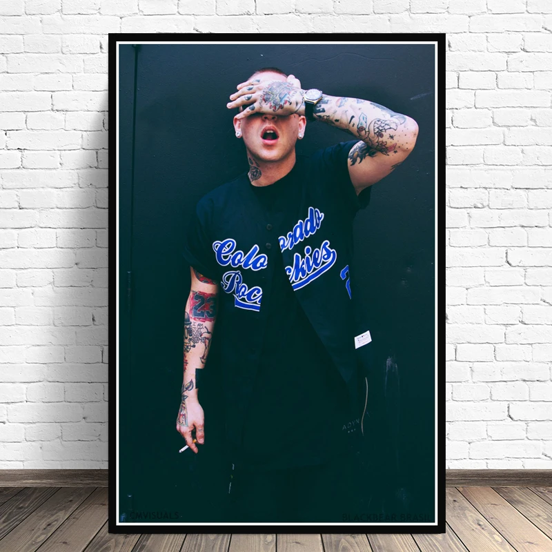 Hot New Blackbear Rapper Hip Hop Music Singer Star Poster Print Oil ...
