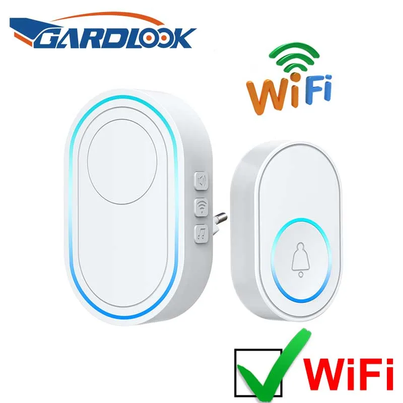 Wireless Doorbell APP Wifi Doorbell Intelligent Welcome Home Alarm ...