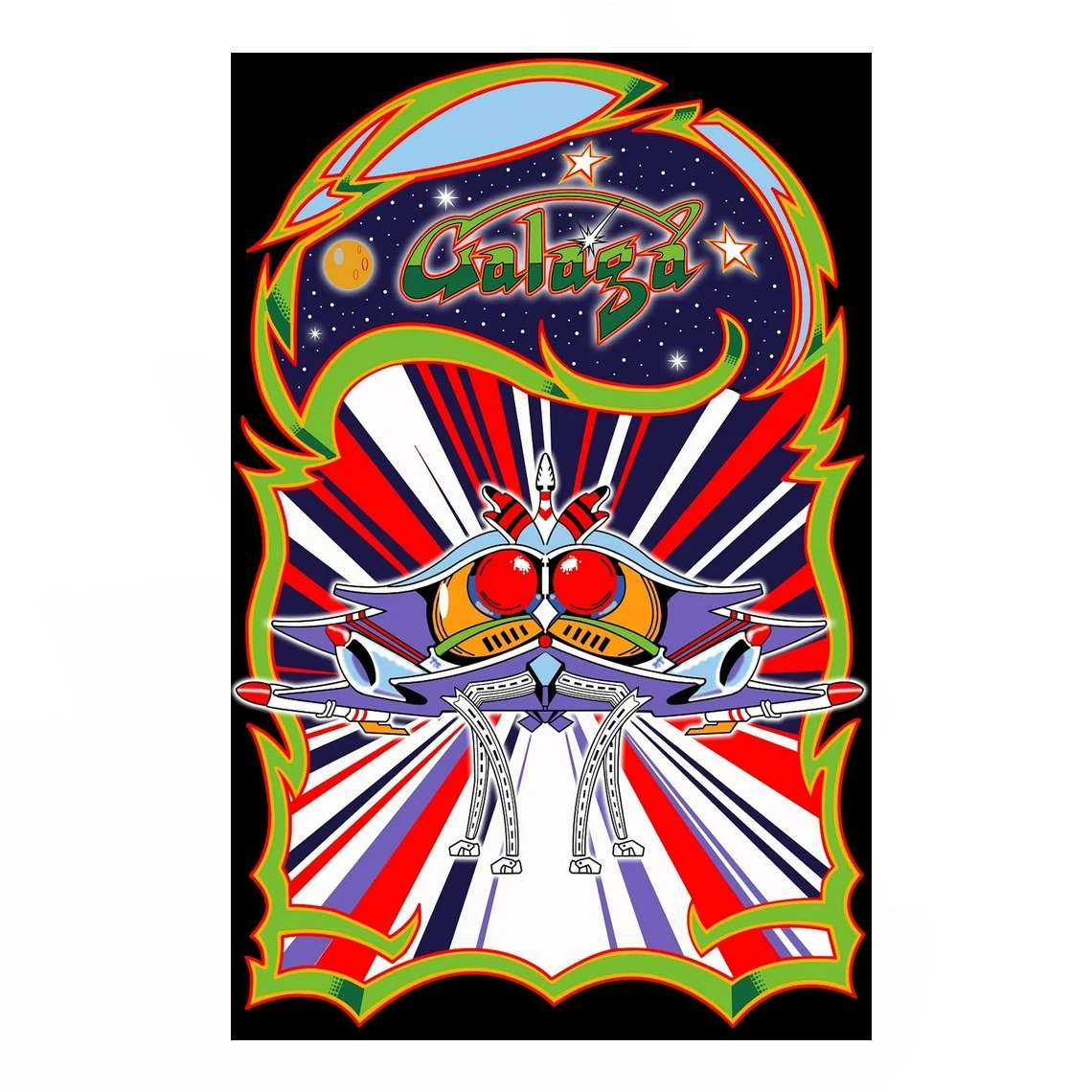 Galaga Arcade Artwork