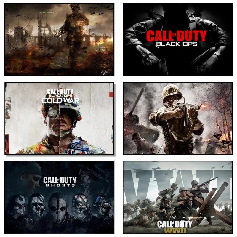Call-of-Duty-Video-Game-Modern-Canvas-Painting-Posters-and-Prints-Wall ...