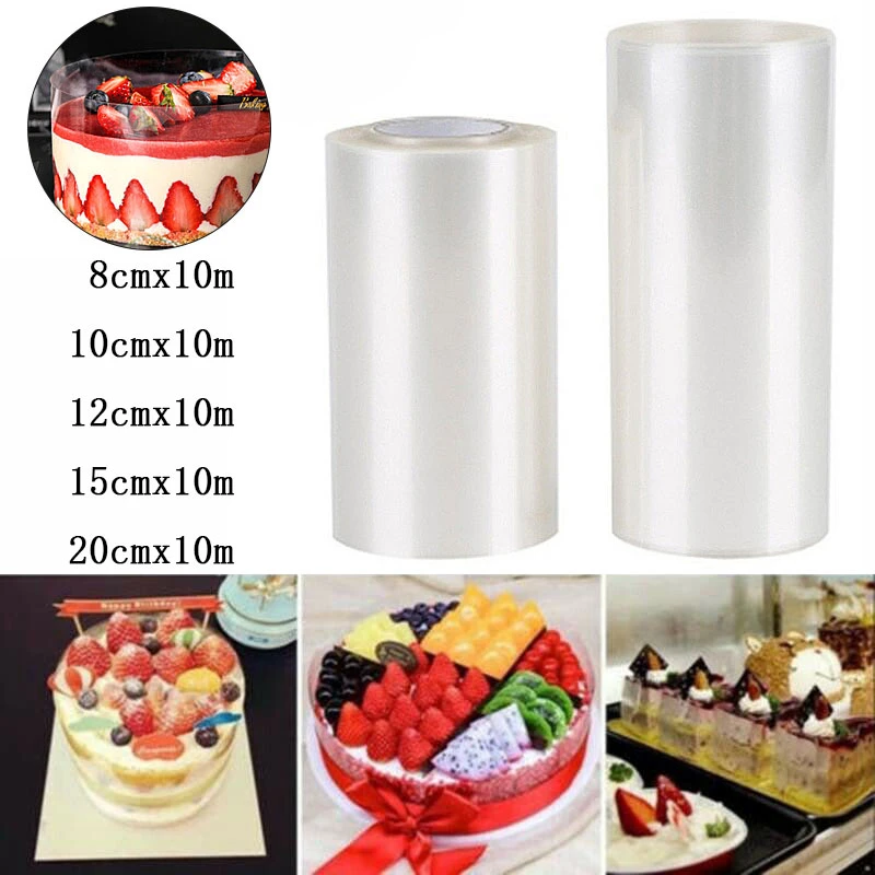 1 Roll Cake Surround Film Transparent Cake Collar Kitchen Acetate Cake ...