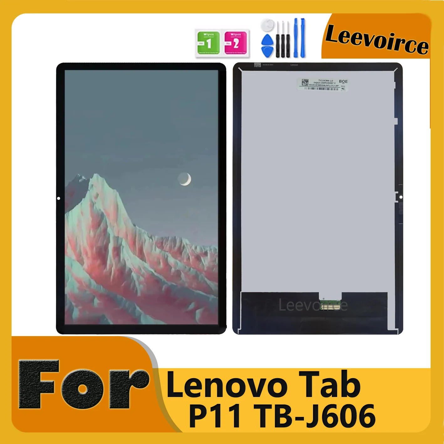 Original Lcd 11" For Lenovo Tab P11 / P11 Plus Tb-j606 Tb-j606f Tb ...