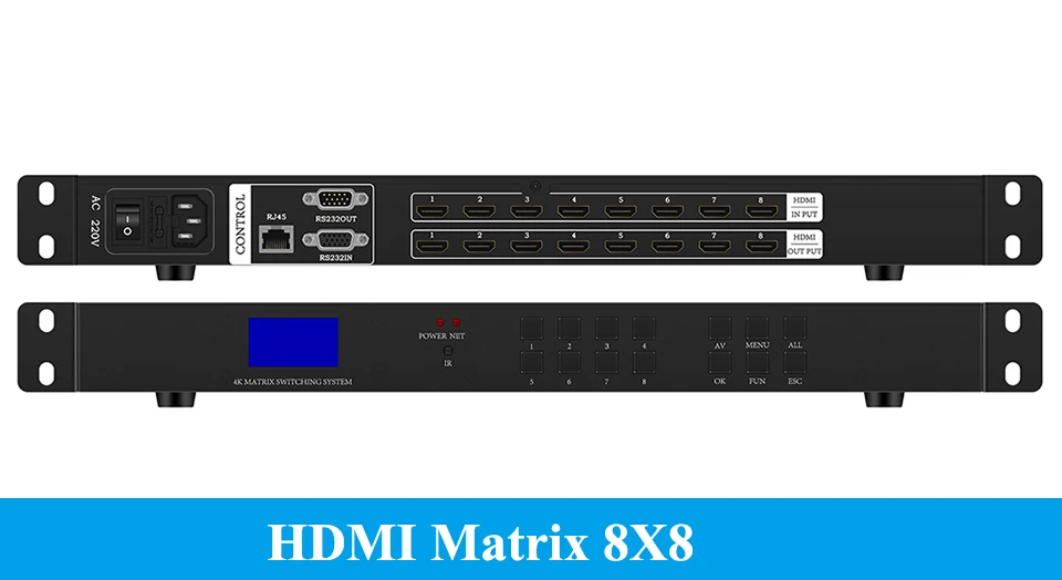 HDMI-matrix-8x8-8-in-8-out-Professional-Engineering-Level-1080P60 ...
