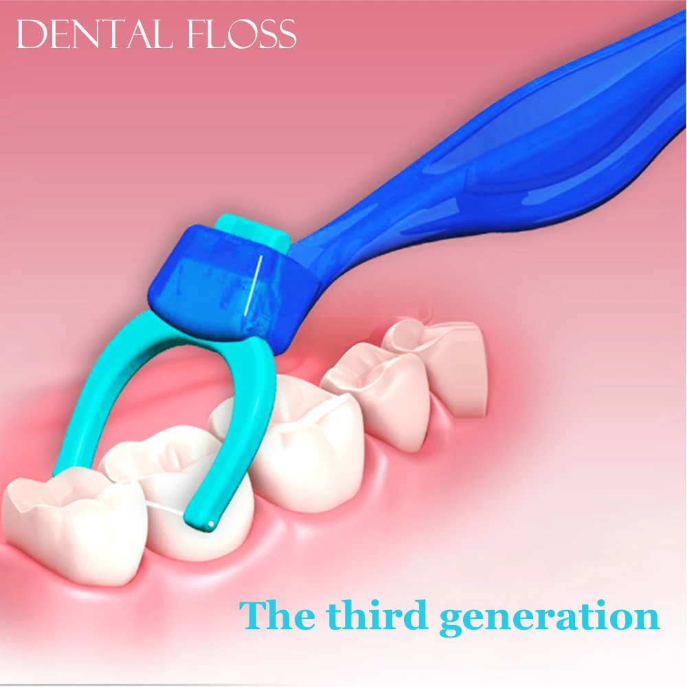 Replaceable Dental Floss Super Fiber Flat Wire And Soft Floss Hilo ...