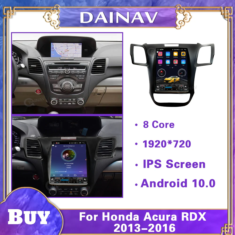 Pantalla-vertical-2-din-Android-10-0-Car-Radio-para-Honda-Acura-RDX ...