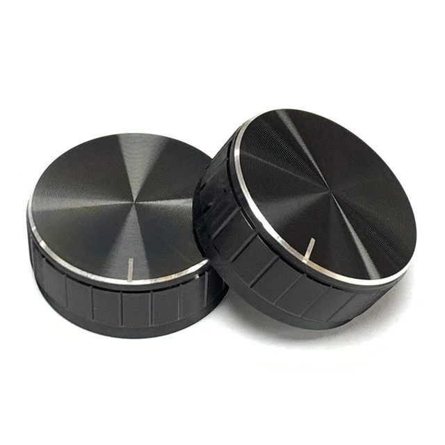 30*12mm Aluminum Alloy Potentiometer Knob Cap Volume Control Knob Hat ...