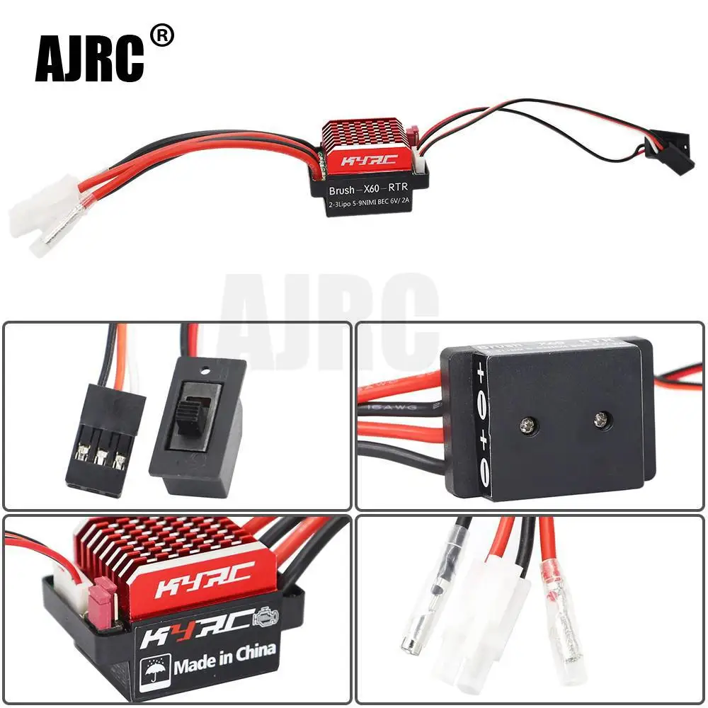 6 12V 180/320A ESC waterproof Brushed Motor Speed Controller For AXIAL ...