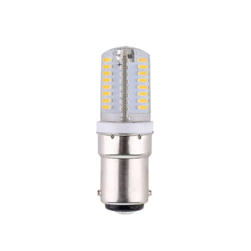 Hot 2Pcs Crystal Lamp 220V BA15D LED Corn Bulbs 6W 9W 3014 64/104SMD ...