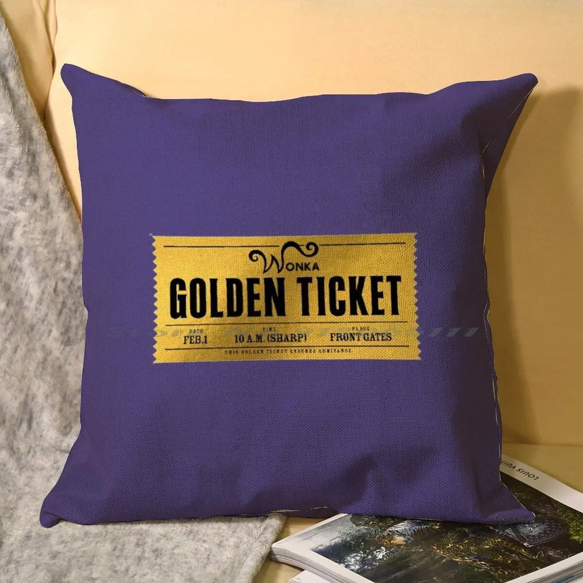 Blank Wonka Golden Ticket