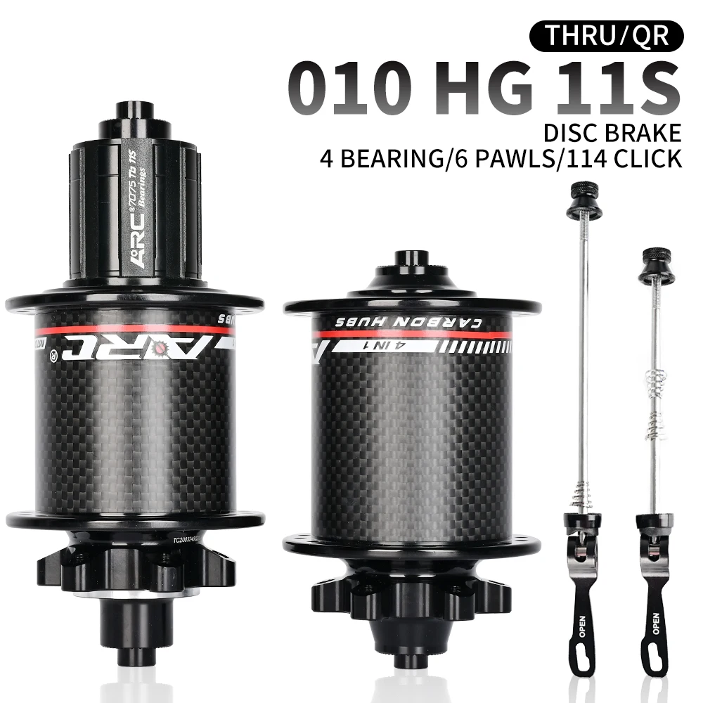 ARC MTB Hub Bicycle Hub Carbon Fiber Mountain Bike Hubs 4 Sealed ...
