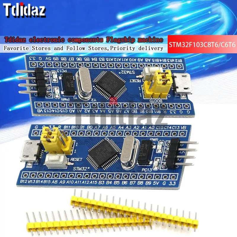 STM32F103C6T6-STM32F103C8T6-ARM-STM32-Minimum-System-Development-Board ...