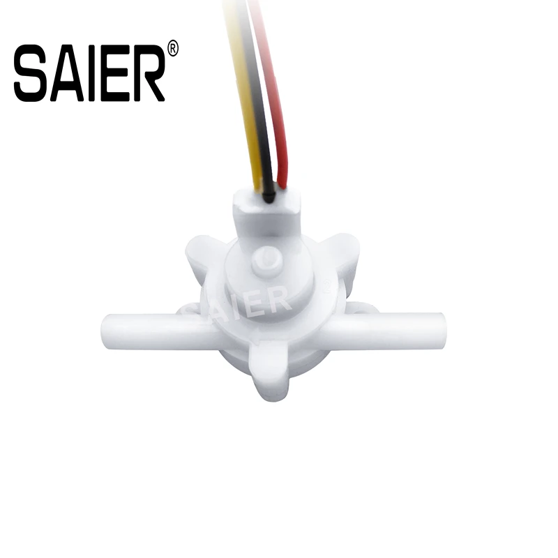 High Accuracy OD 6mm Micro Water Flow Meter Plastic Hall Flow Sensor ...