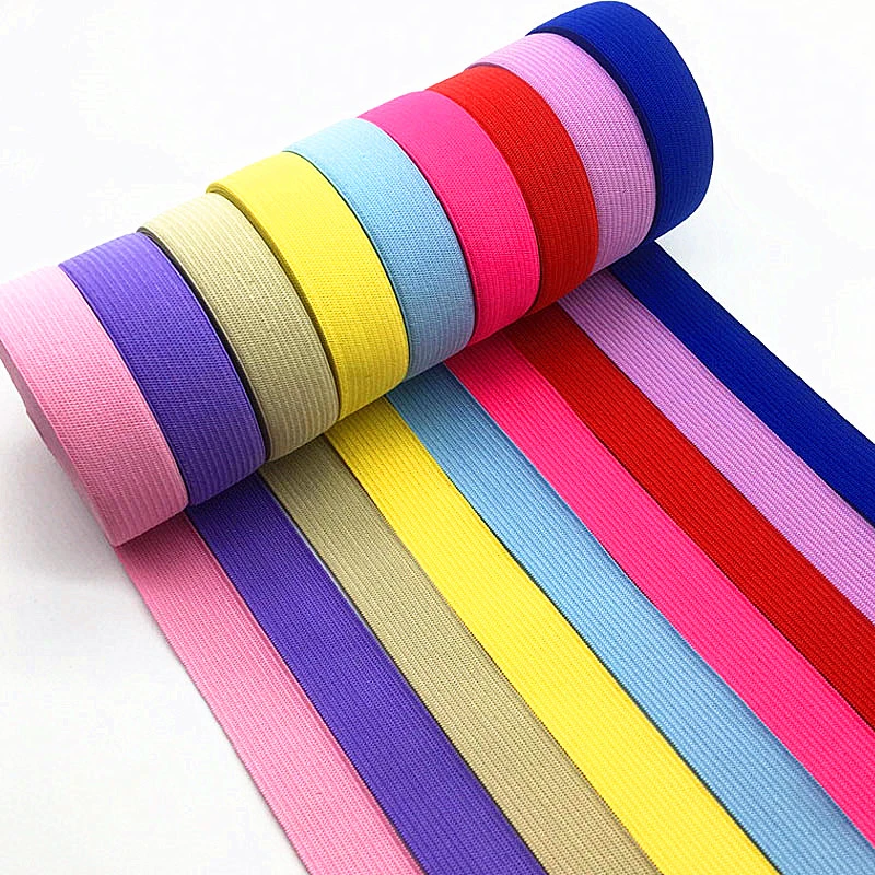 2meters 15mm 20mm Colorful Elastic Bands Rope Rubber Band 2cm Spandex ...