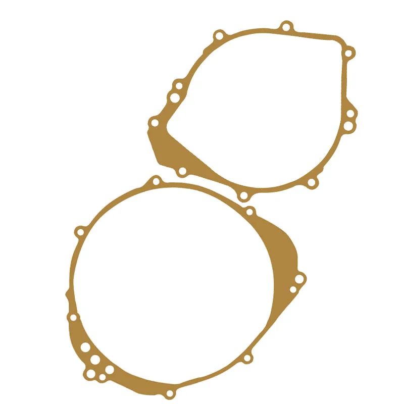 Motorcycle Stator Engine Left Right Crankcase Cover Gasket For Yamaha ...