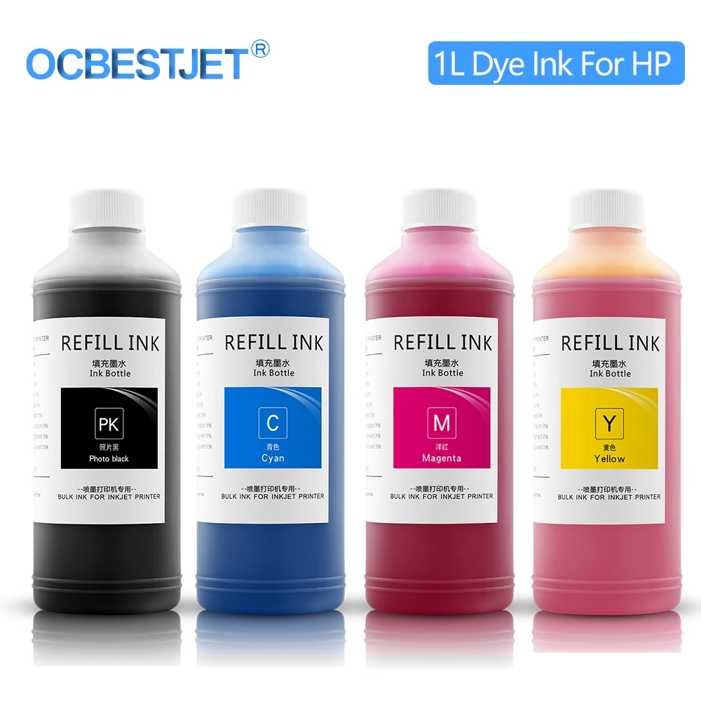 1000ML-Dye-Ink-Refill-For-HP-DesignJet-500-510-700-750-800-1000-1050 ...