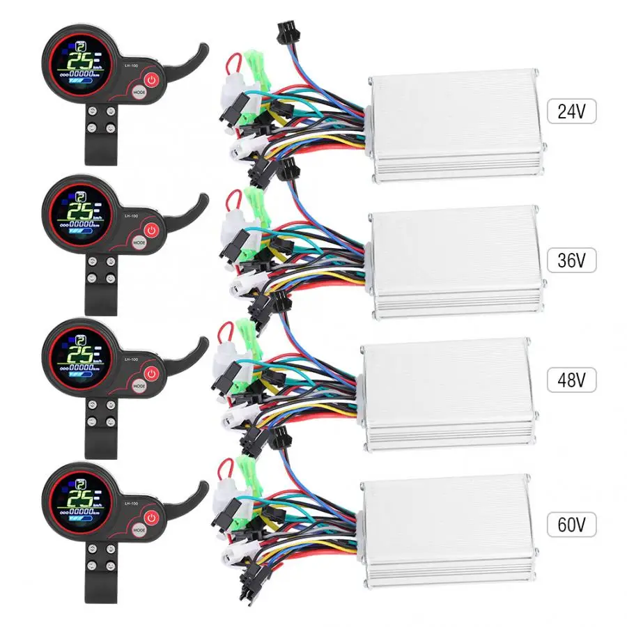 Lcd Display 24v 250w Electric Scooter Controller - 24v/36v/48v/60v 250w ...