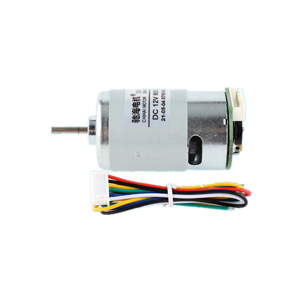 DC6V12V24V-RS555PM-Permanent-Magnet-Gear-Motor-Hall-Encoder-Speed ...