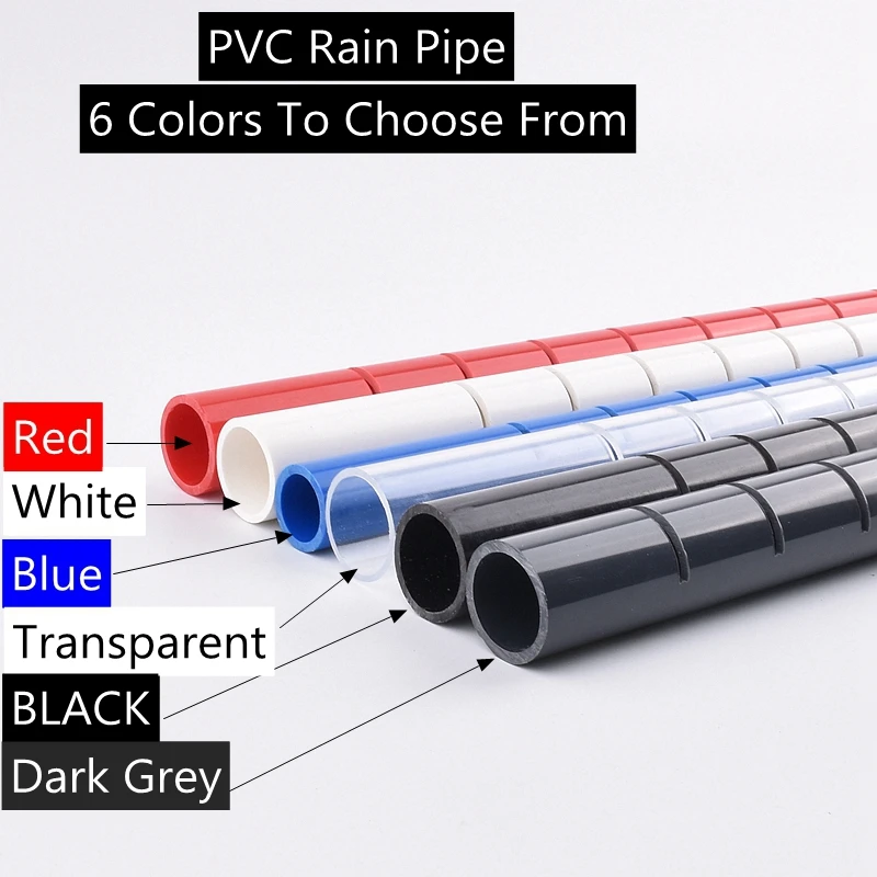 6-Colors-20-50mm-PVC-Pipe-Filter-Accessories-Drain-Deluge-Pipe-Fish ...