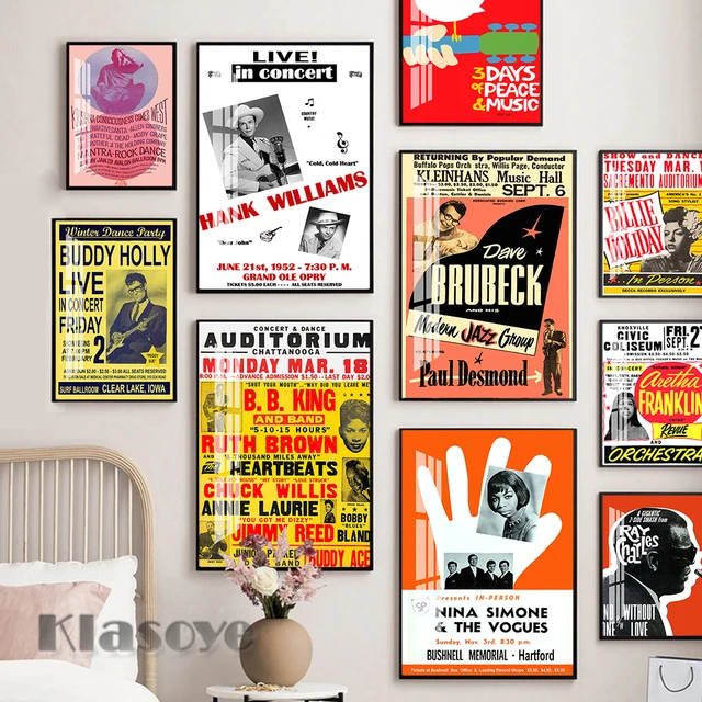 Vintage Country Concert Posters