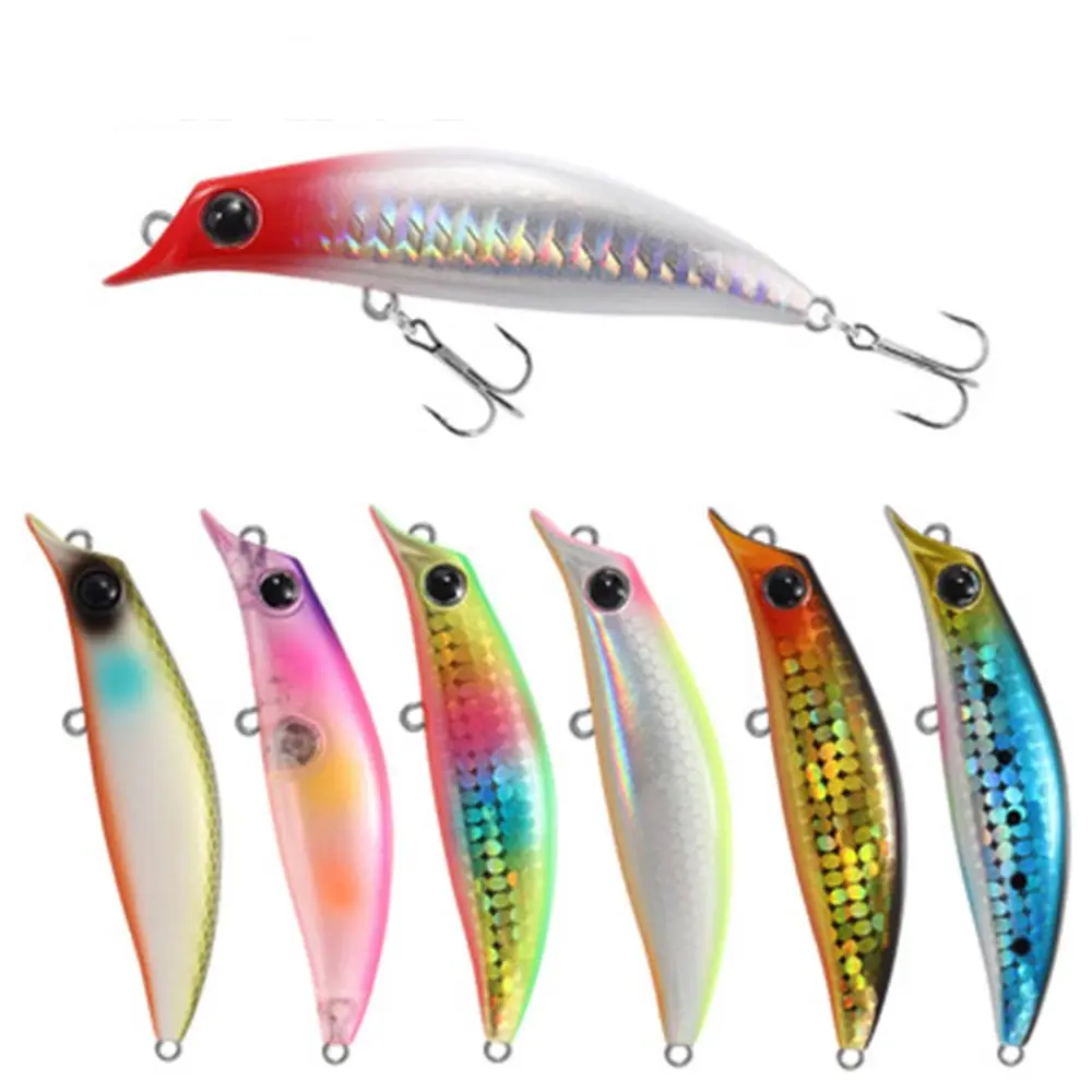 New-Product-75mm-8g-Minnow-Fishing-Lure-Laser-Hard-Professional ...