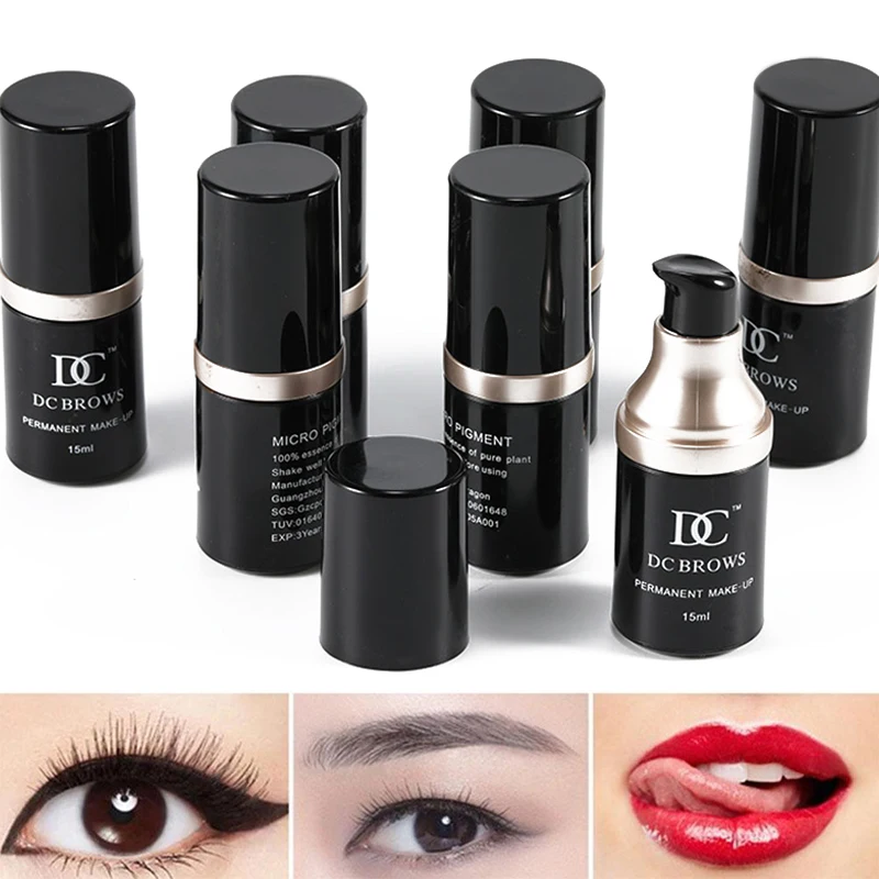 Professional Permanent Makeup Eyebrow Tattoo Ink Durable Emulsions ...