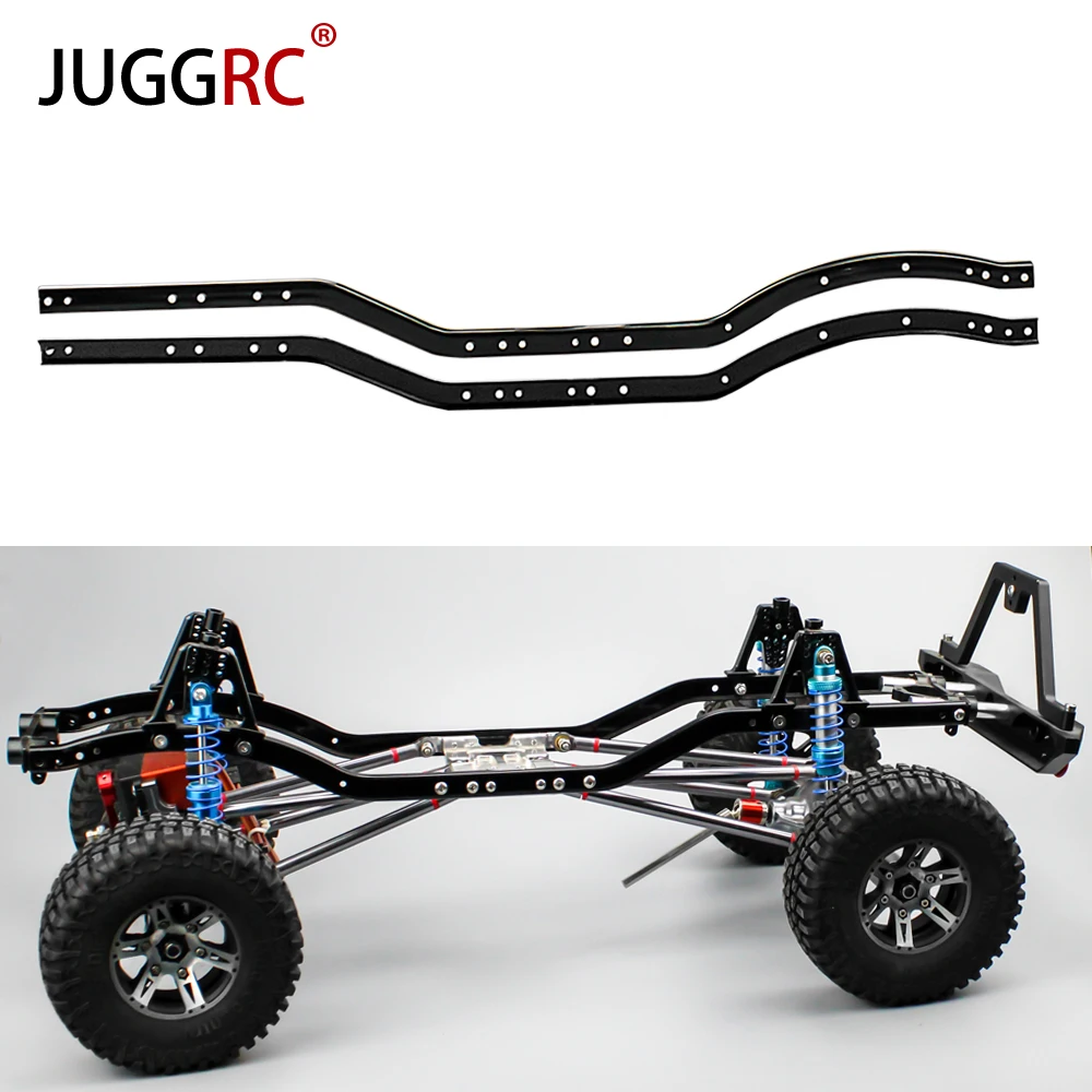 2pcs/set Steel Chassis Frame Rails for AXIAL SCX10 90027 SCX10 II 90046 ...