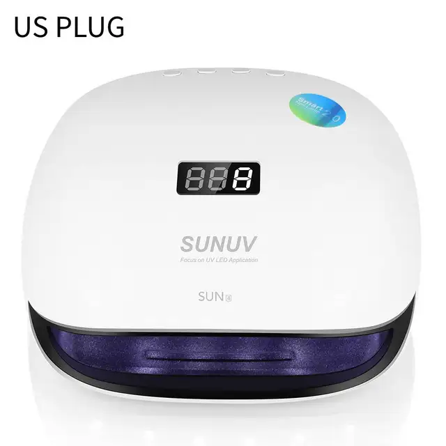 SUNUV SUN4 48W UV LED Lamps Nail Dryer Lamp with LCD Display Smart UV ...