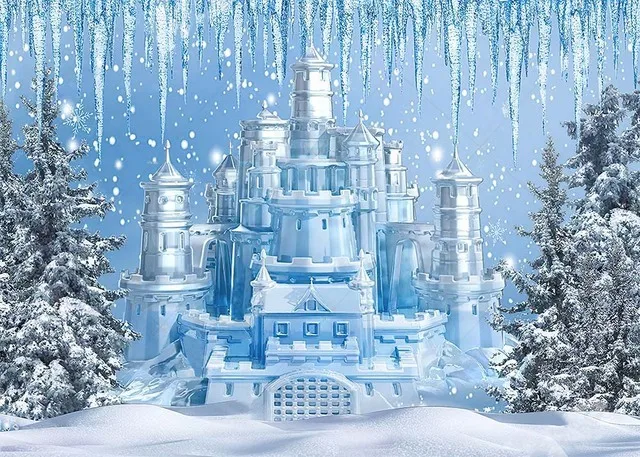 Winter Ice Background