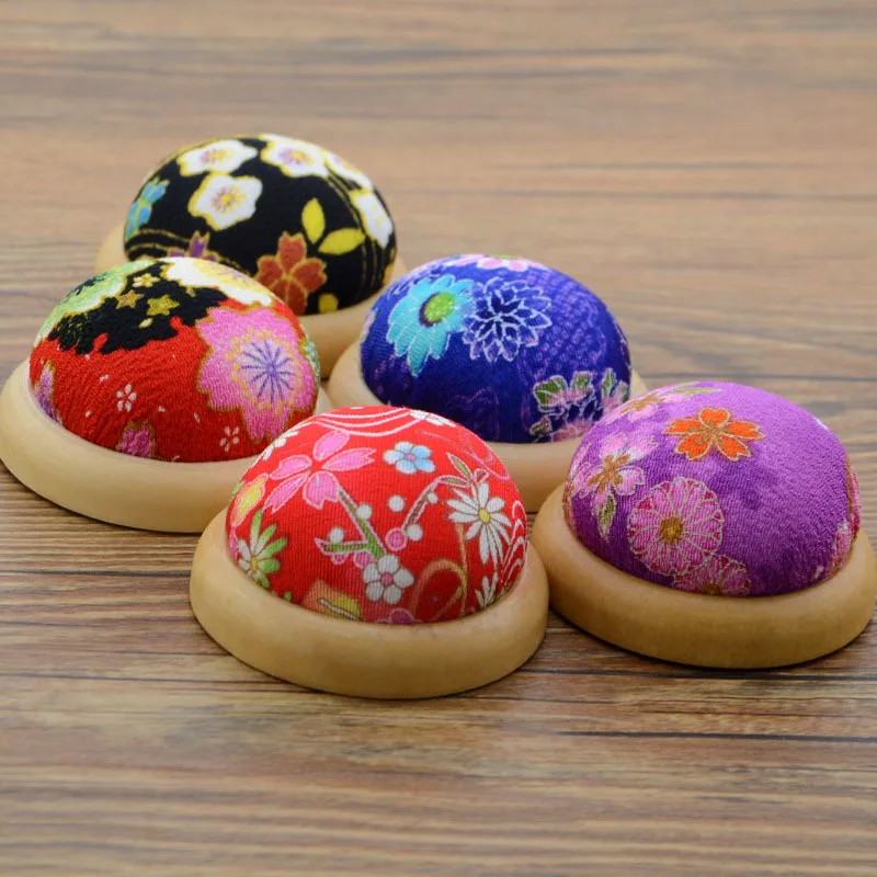 1pc-Wooden-Ball-Shaped-Craft-Needle-Pin-Cushion-Holder-Japanese-Sewing ...