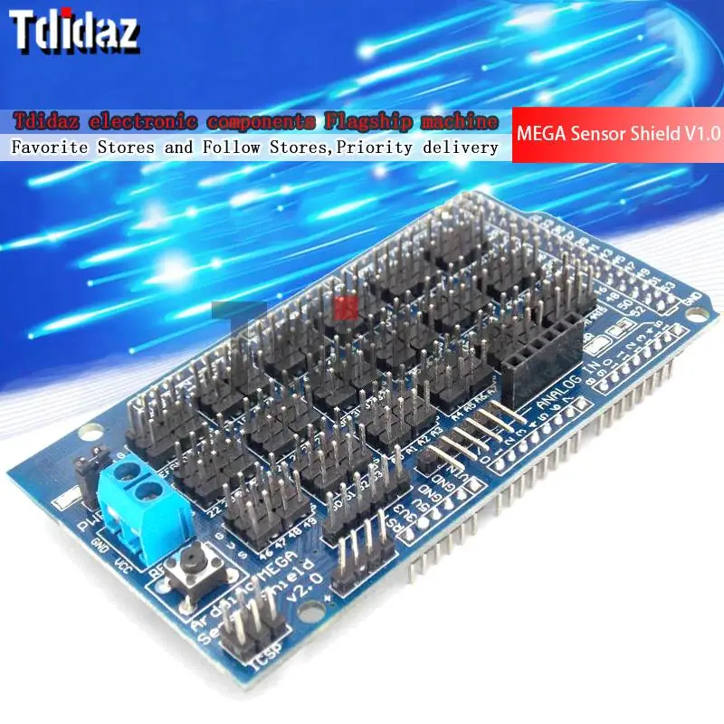 Para-Arduino-MEGA-Sensor-Shield-V1-0-V2-0-Placa-de-desarrollo-de ...