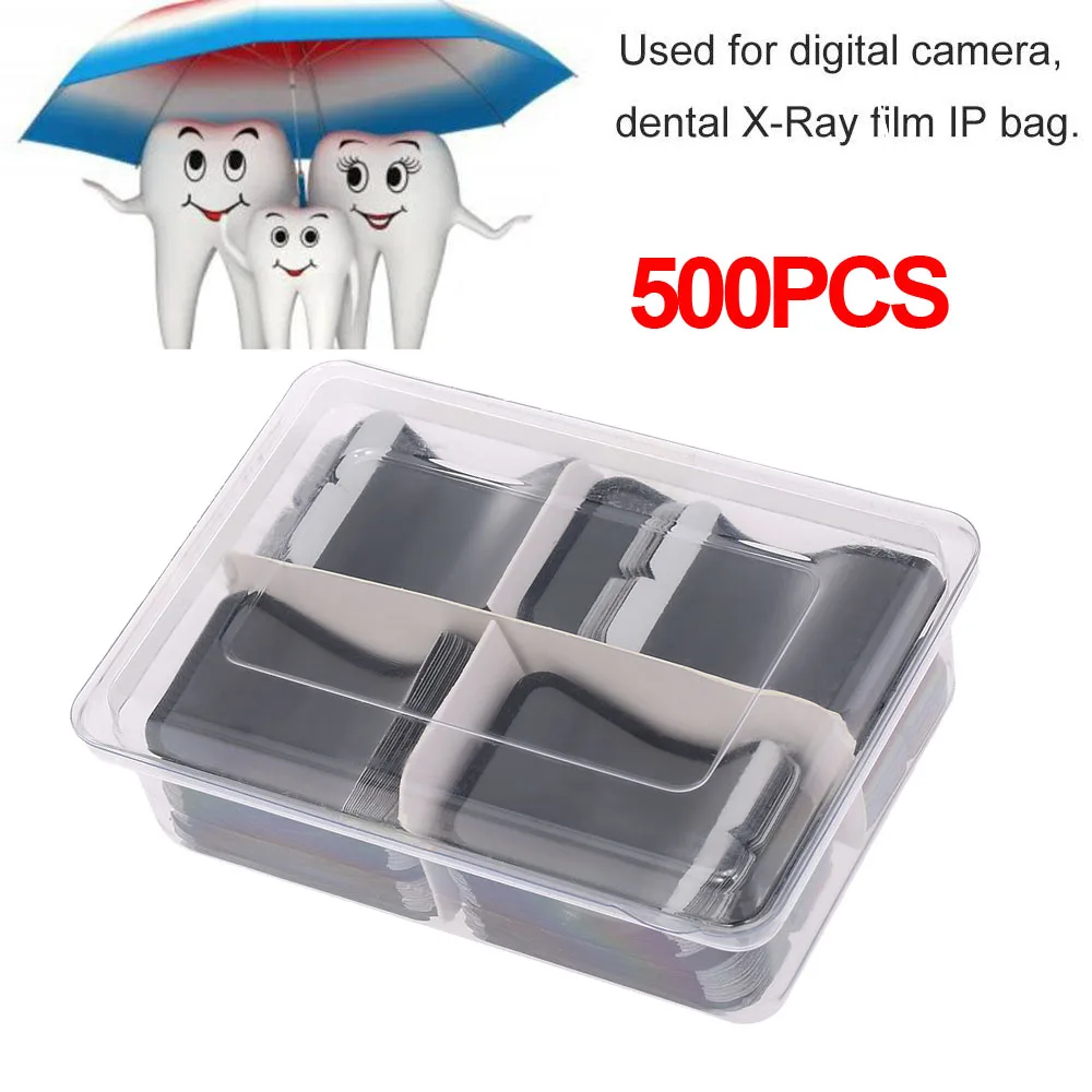 500pcs 33x44mm Barrier Envelopes Disposable Size 2# Protective Pouch ...