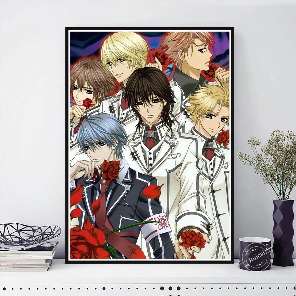 Vampire Knight Rose Encased In Resin