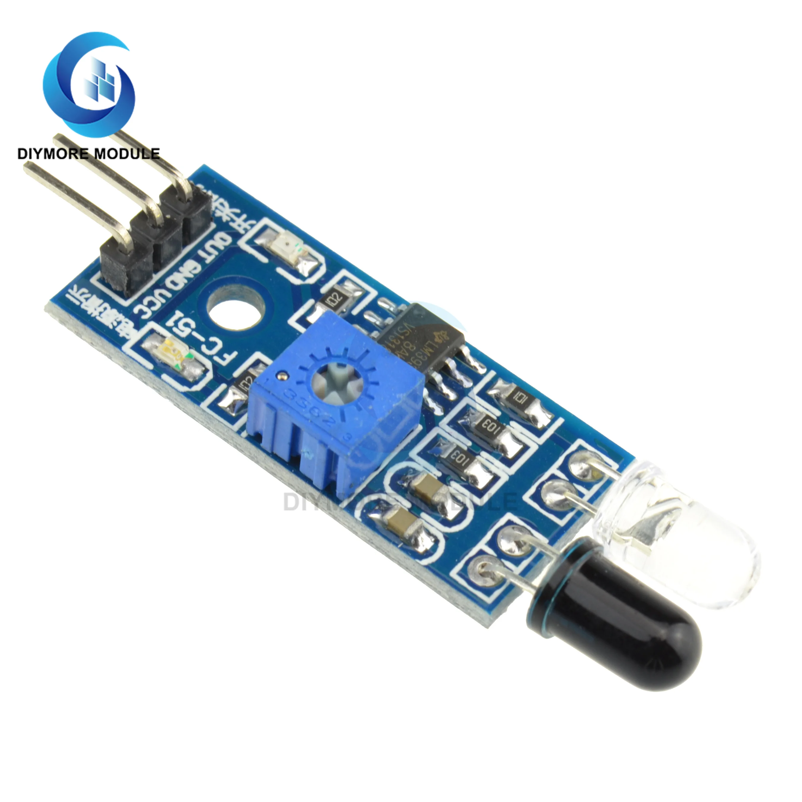 Módulo de Sensor de evitación de obstáculos para arduino, dispositivo ...