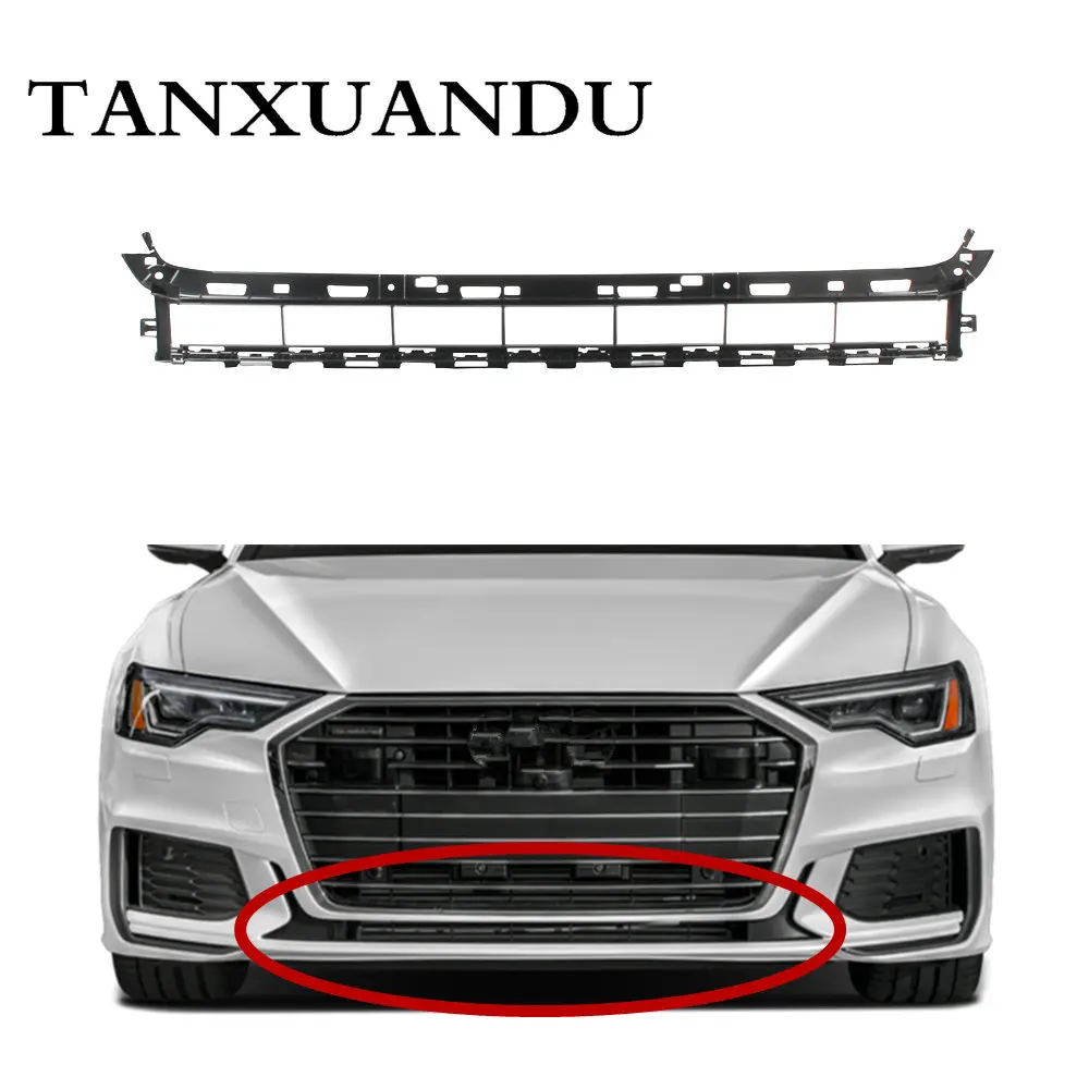 2019 2021 audi a6 sline s6 c8 적합하지 않음 기본 버전 앞 범퍼 낮은 centra bottom ...