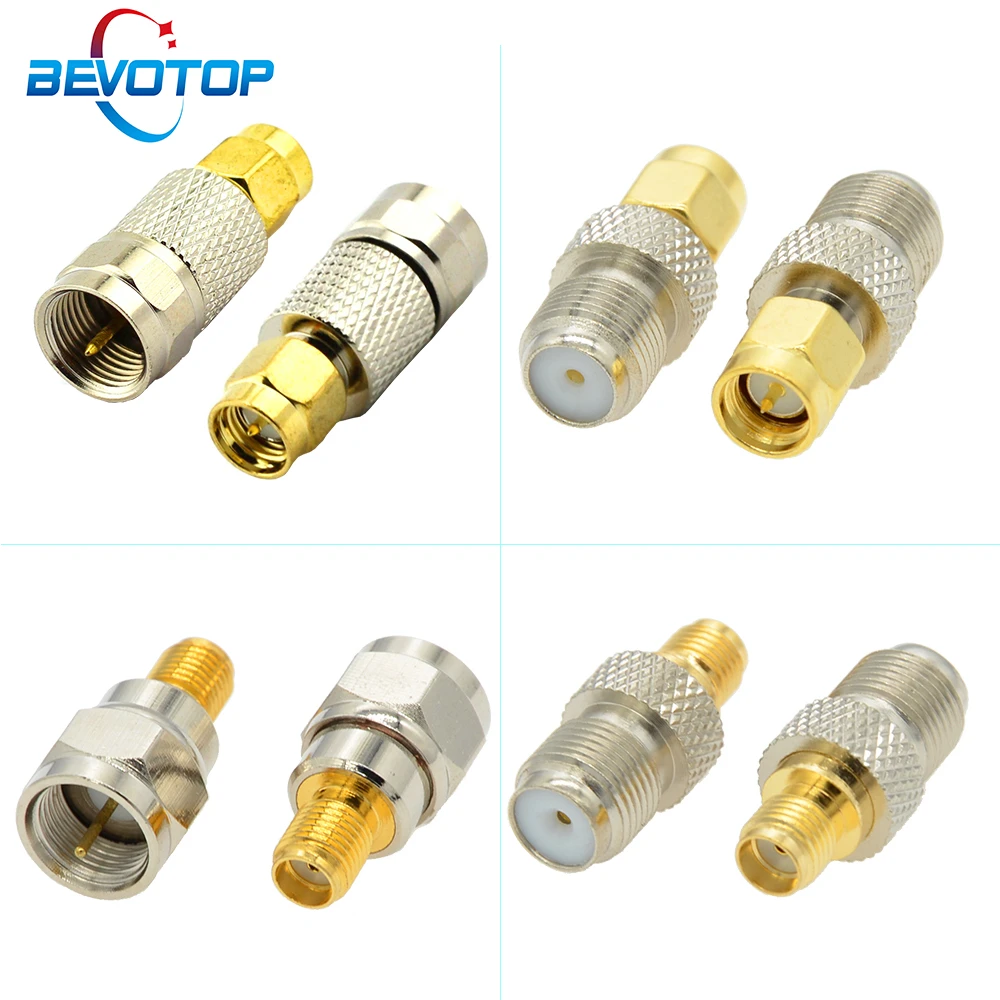 2 Pcs/lot Rf Coaxial Coax Adapter 5 Sma F Straight Connector Female ...