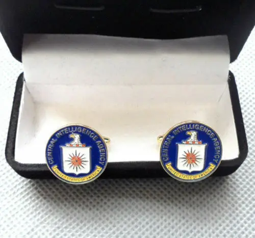 BEAUTIFUL US CENTRAL INTELLIGENCE AGENCY CIA UNIFORM CUFF LINKS BADGE ...