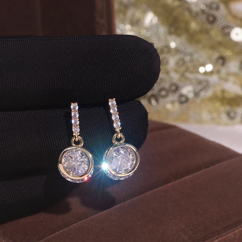 Korean-Design-Luxury-Shine-Cubic-Zircon-Crystal-Earrings-For-Women ...