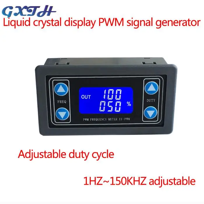 Generador de señal de 1HZ 150KHZ, pantalla Digital, PWM, frecuencia de pulso, relación de ...