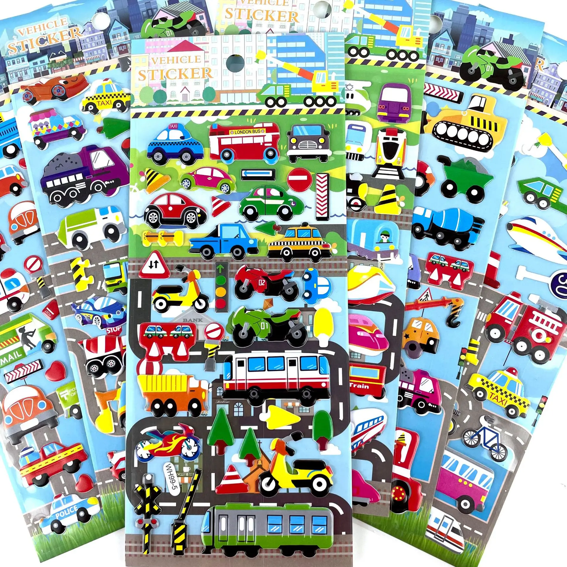 taxi sticker traffic light sticker puffy sticker Paper, Party & Kids ...