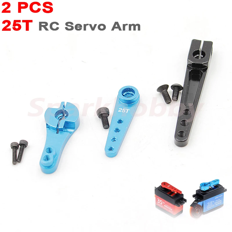 2PCS-25T-1-75inch-FUTABA-HITEC-Steering-Servo-Arm-Horn-Rocker-Aluminium ...