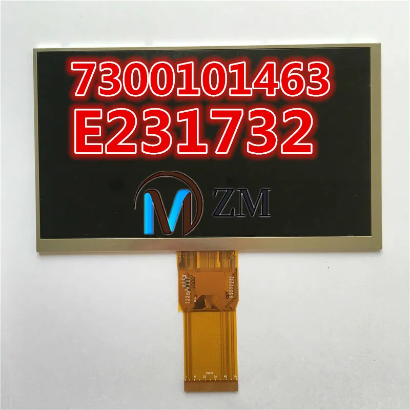Original 7'' inch 163*97mm 7300101463 E231732 HD 1024 * 600 LCD display ...