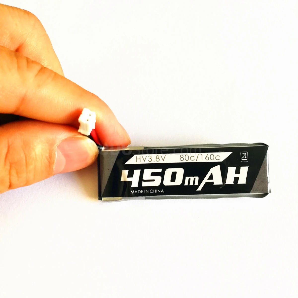 Emax HV 1s 3.7V 450mAH 80c/160c Lipo Battery For Emax Indoor Tinyhawk ...
