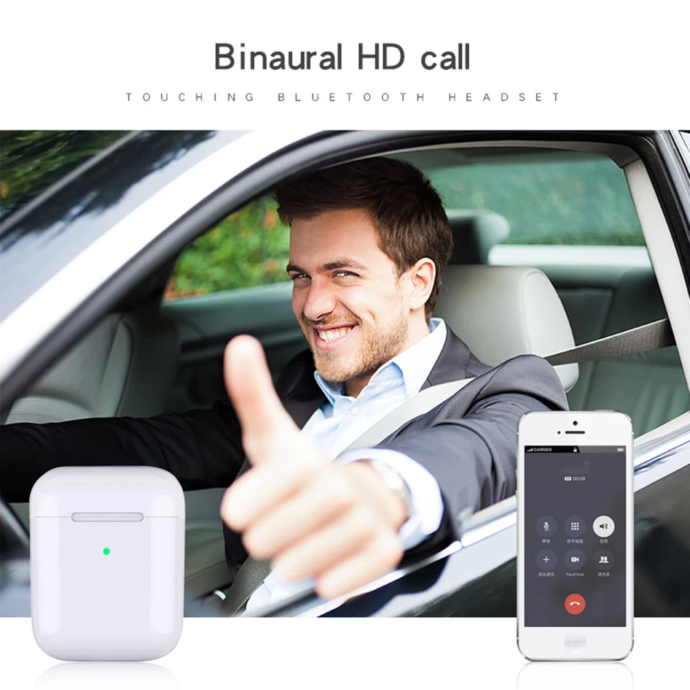 Новинка Air 2 Bluetooth наушники 1536d чип в ухо Windows Беспроводной ...